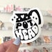 Pot Head Waterproof Sticker, Coffee Stickers, Gifts for Coffee Lovers ...