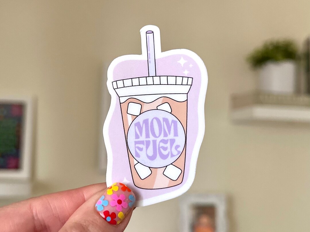 Mom Fuel Waterproof Sticker, Mothers Day Gifts, Mom Life, Waterbottle ...