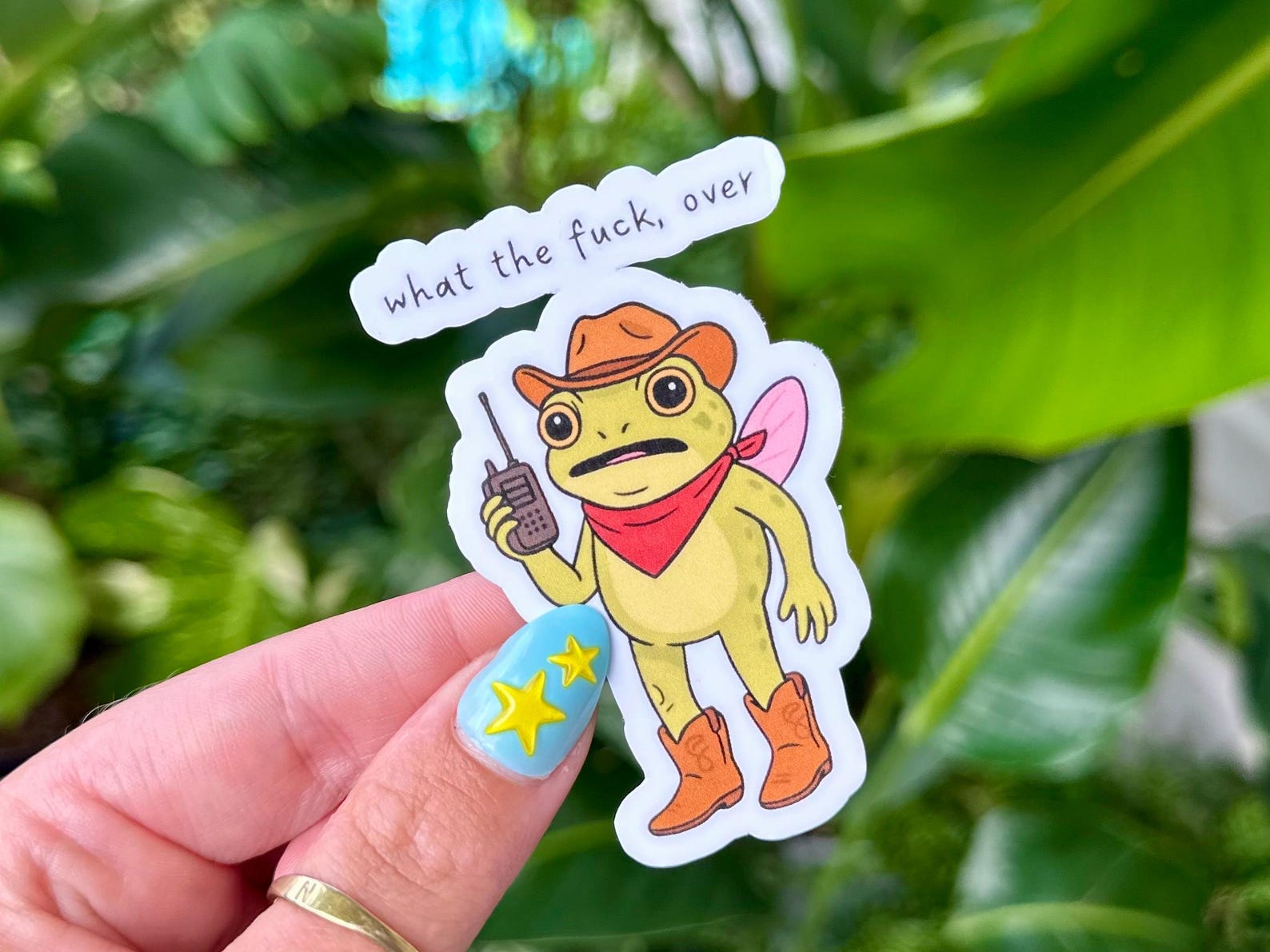 WTF Over Waterproof Sticker: Hand-drawn Mental Health Decal - Etsy