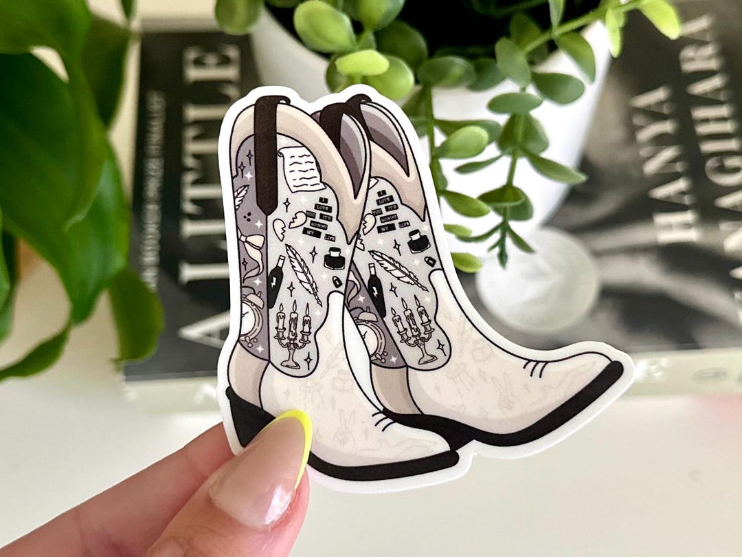 Tortured Cowboy Boots Waterproof Sticker, Western Stickers, Country ...