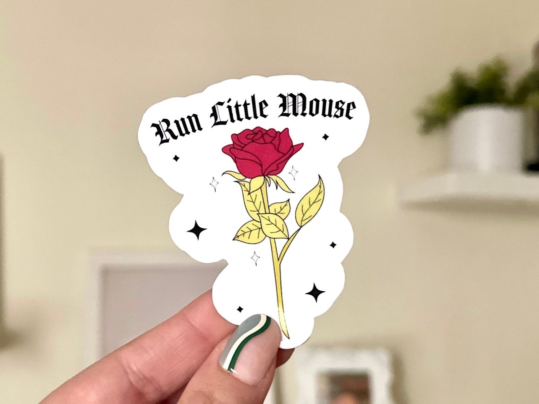 Run Little Mouse Waterproof Sticker, Book Stickers, Gifts for Readers ...