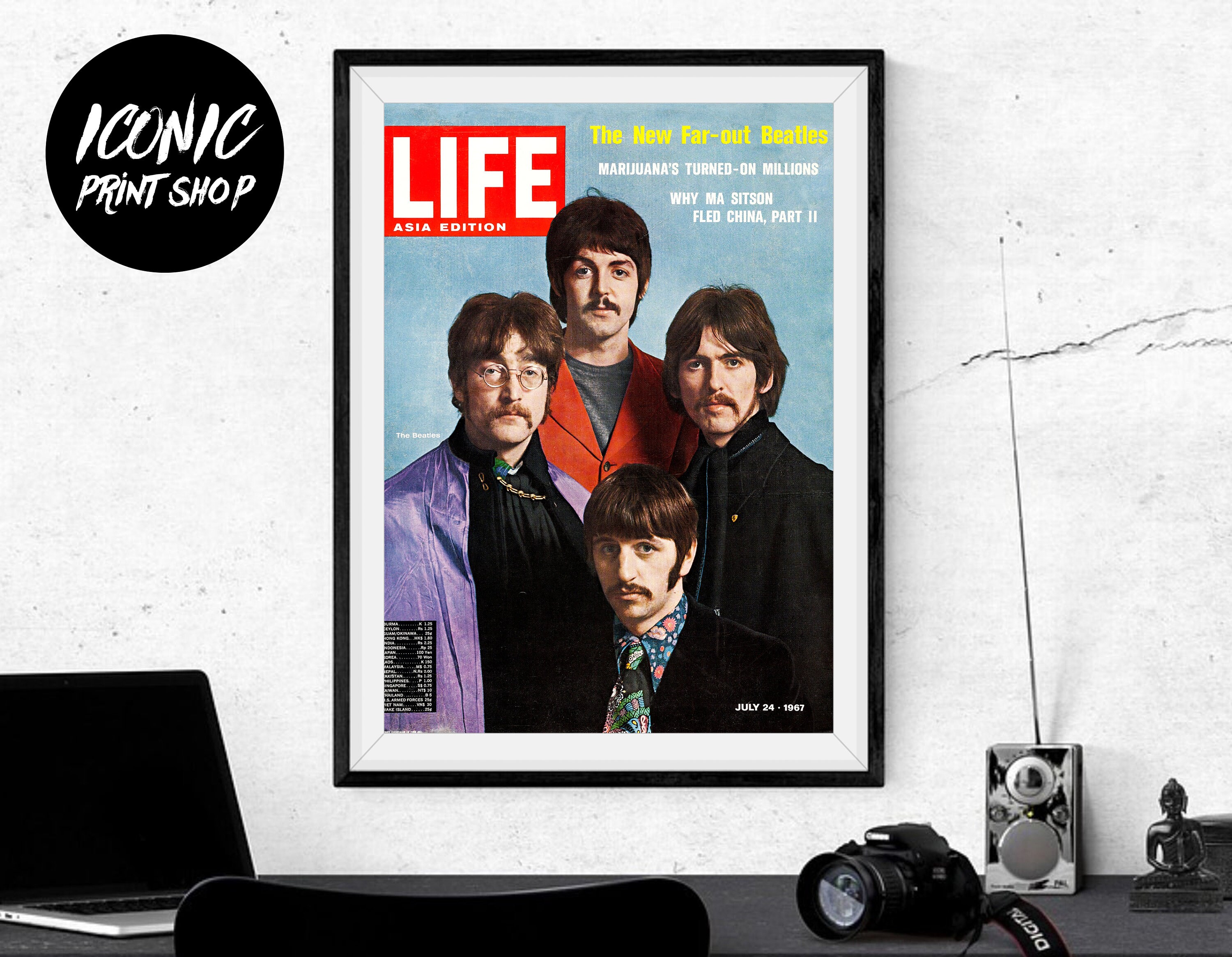 Art & Collectibles Prints Digital Prints Home Decor Vintage Poster Wall ...