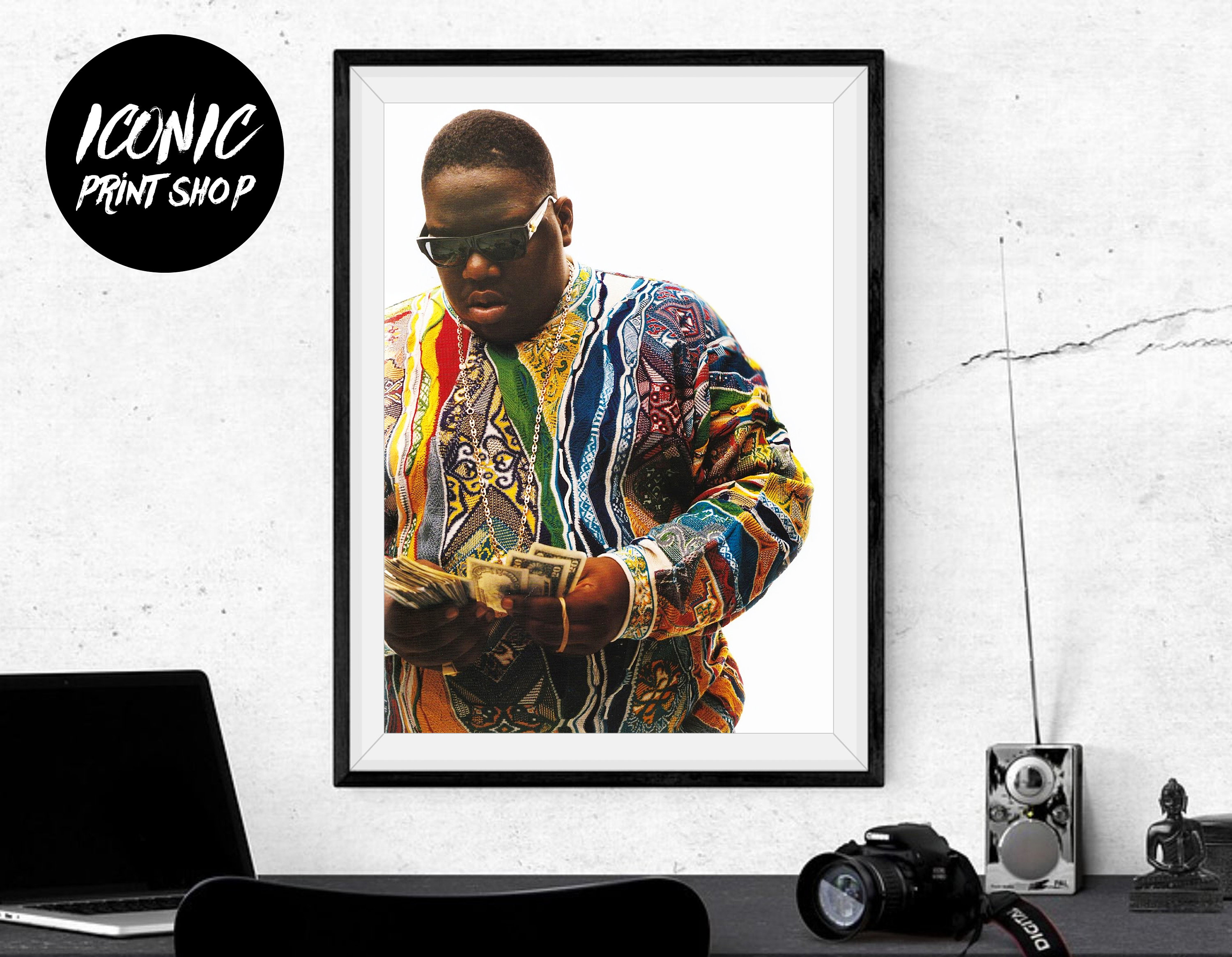 The Notorious B.I.G Biggie Smalls Coogi Sweater Print Poster - Etsy Canada