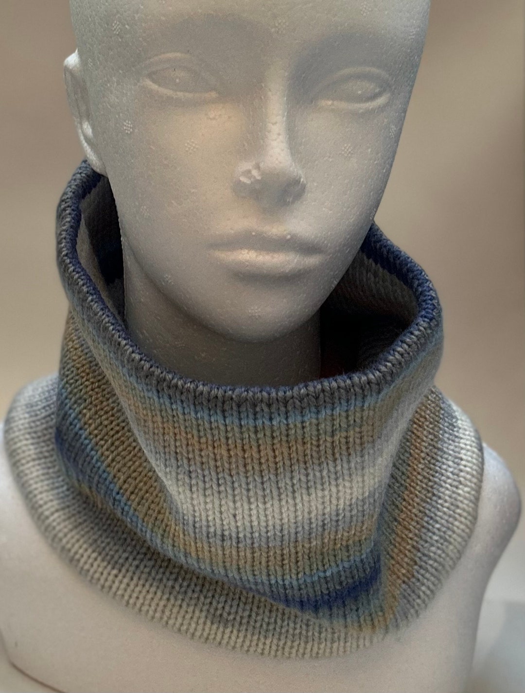Wool Acrylic Snood Double Sided Ideal for Winter Choice of - Etsy UK