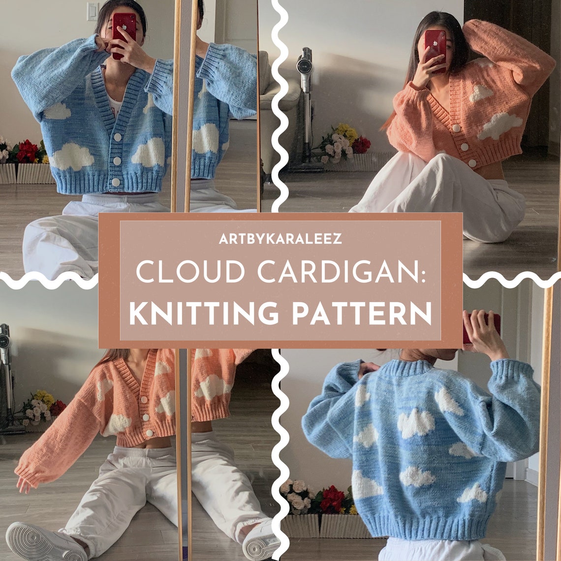 KNITTING PATTERN: CLOUD Cardigan | Etsy