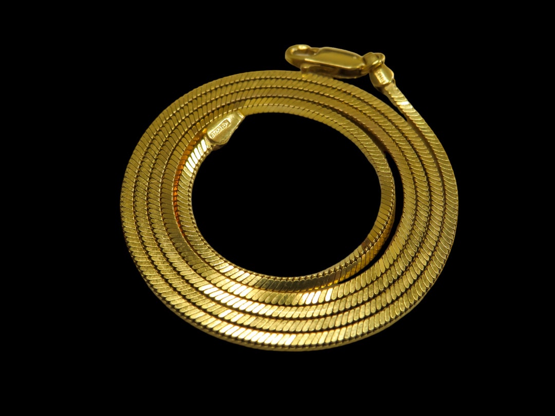 Vintage Box Snake Chain - Etsy