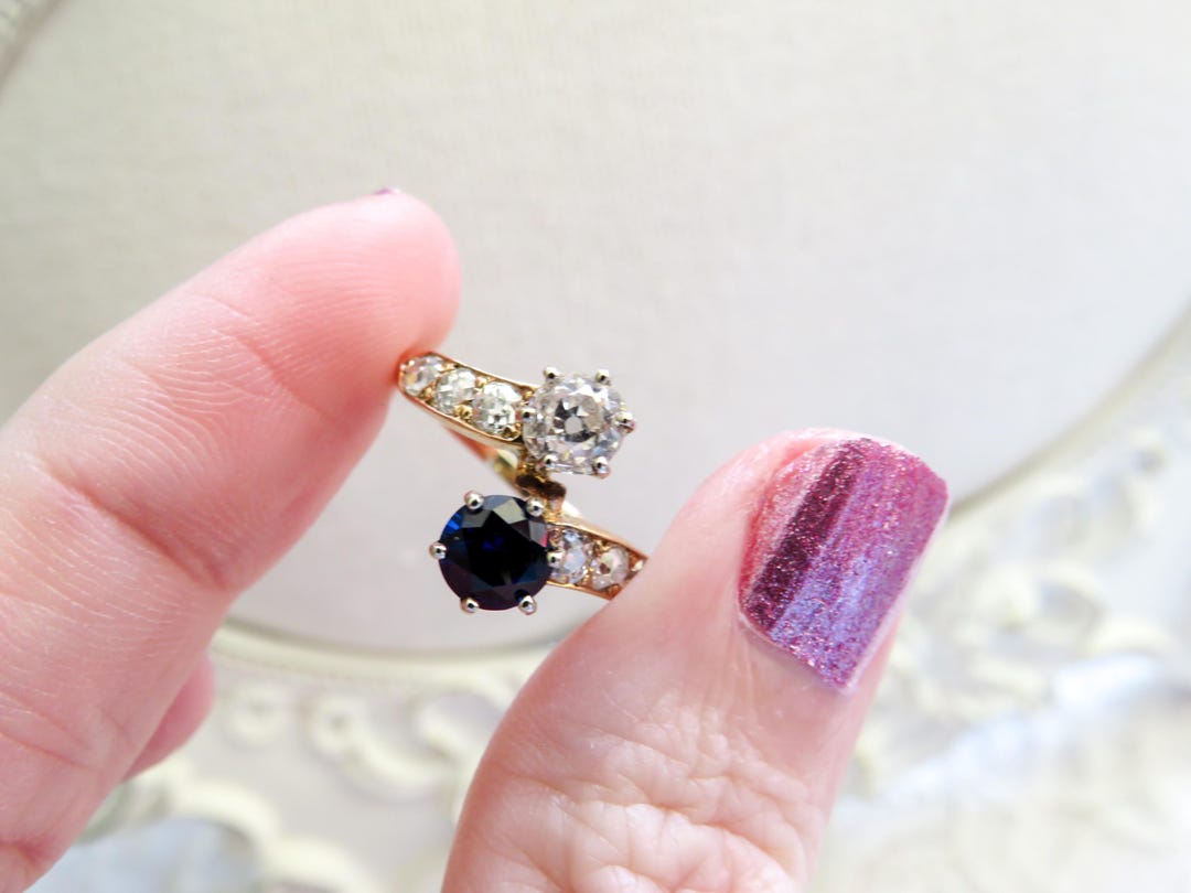 Edwardian Era Toi Et Moi Ring - Etsy