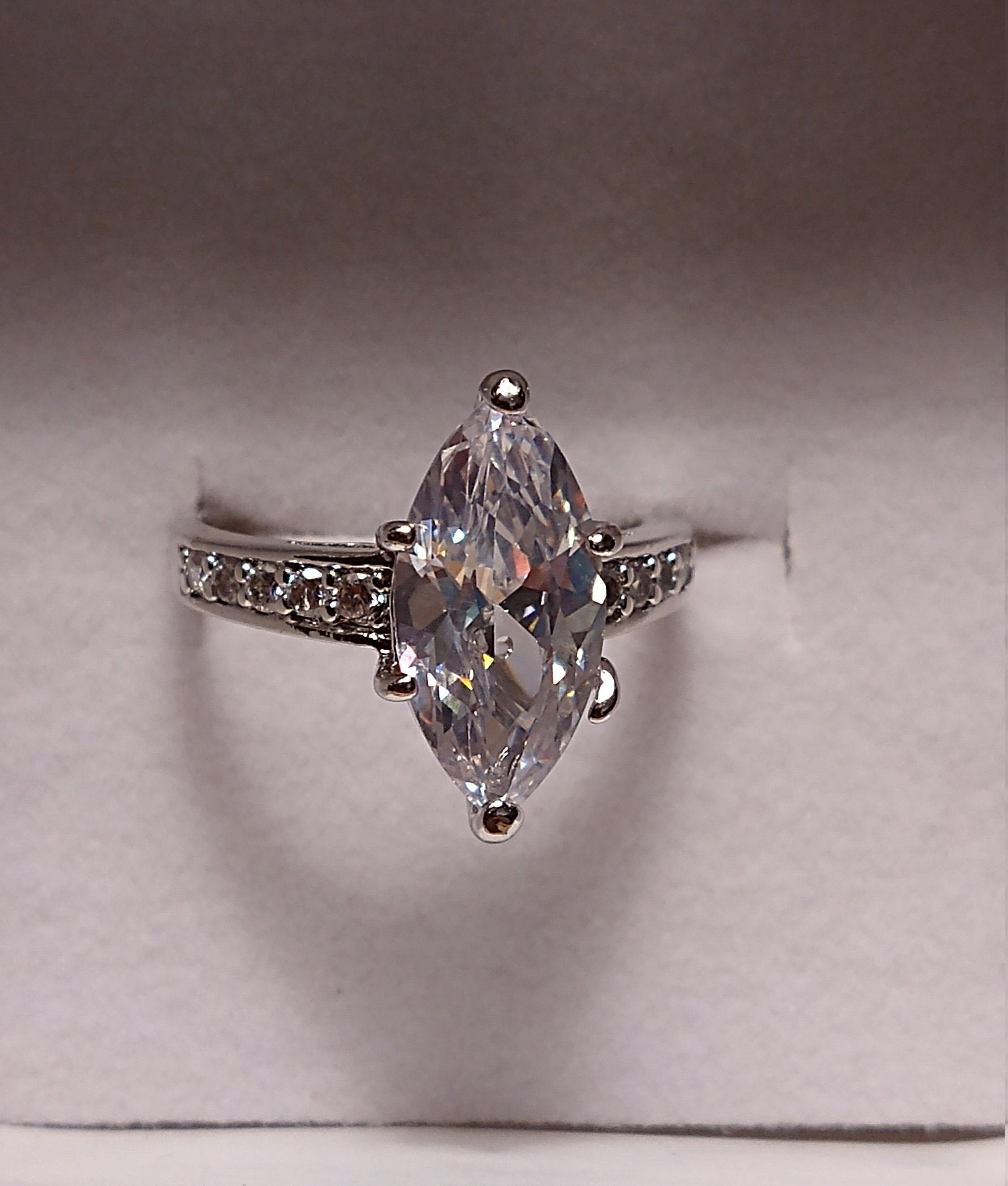 Marquise Solitaire Engagement Ring 5 Carat Beauty/diamond - Etsy