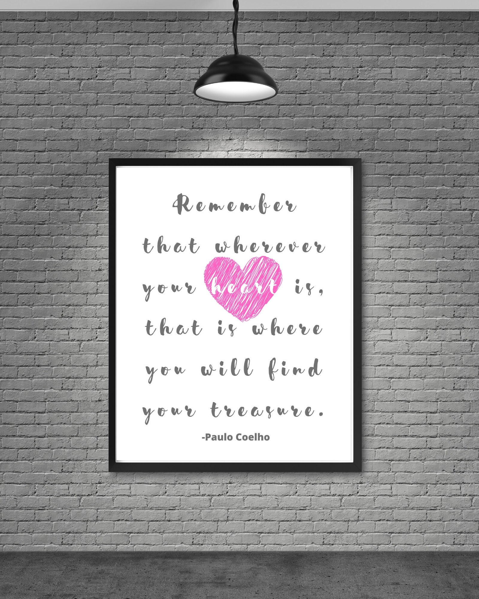 The Alchemist Decor | Paulo Coelho Wall Art | the Alchemist Wall Art ...