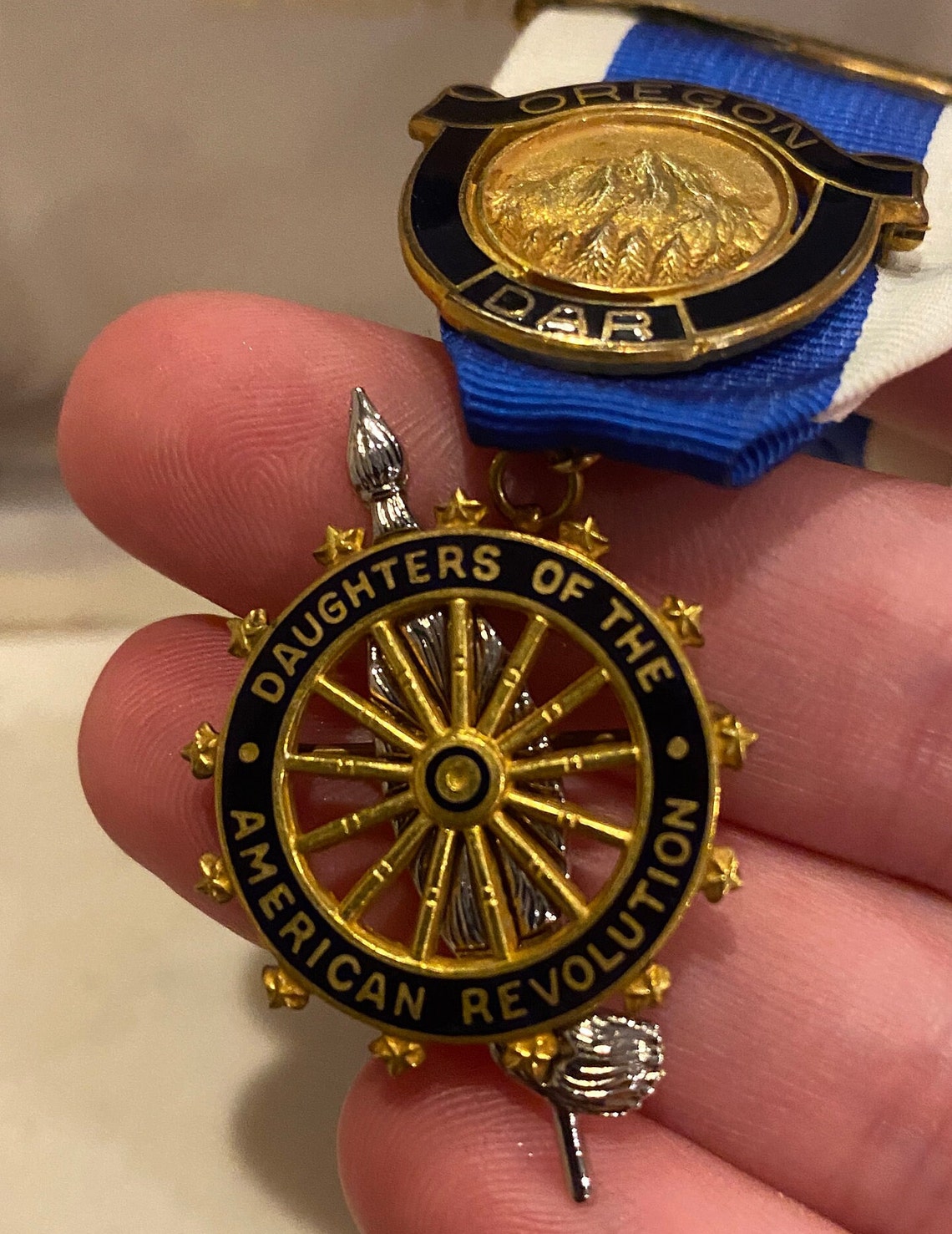 Daughters of the American Revolution Medal Set GOLD Oregon Daughters of ...