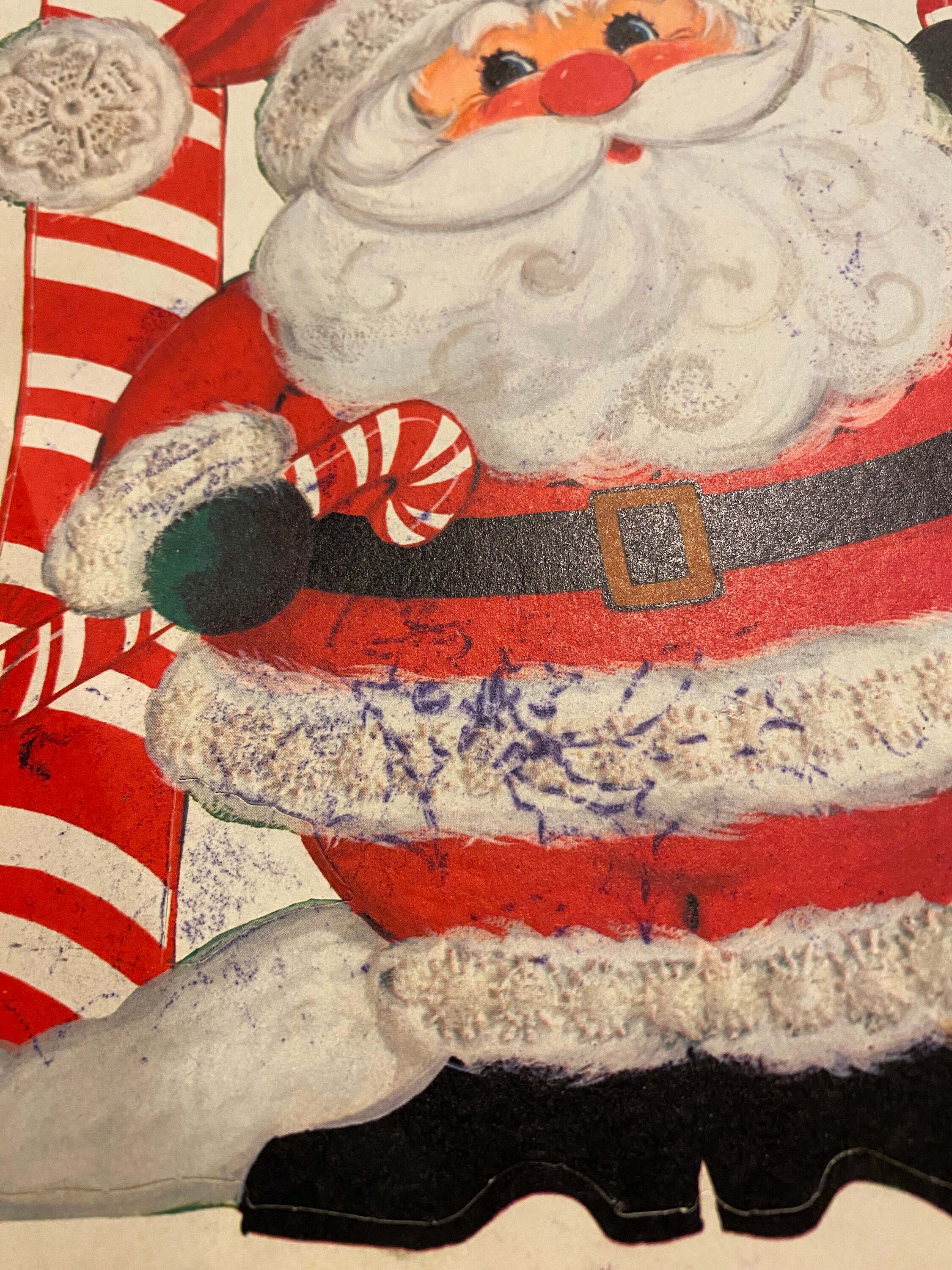 RARE * Vintage CHRISTMAS Perforated Paper Decorations - Etsy