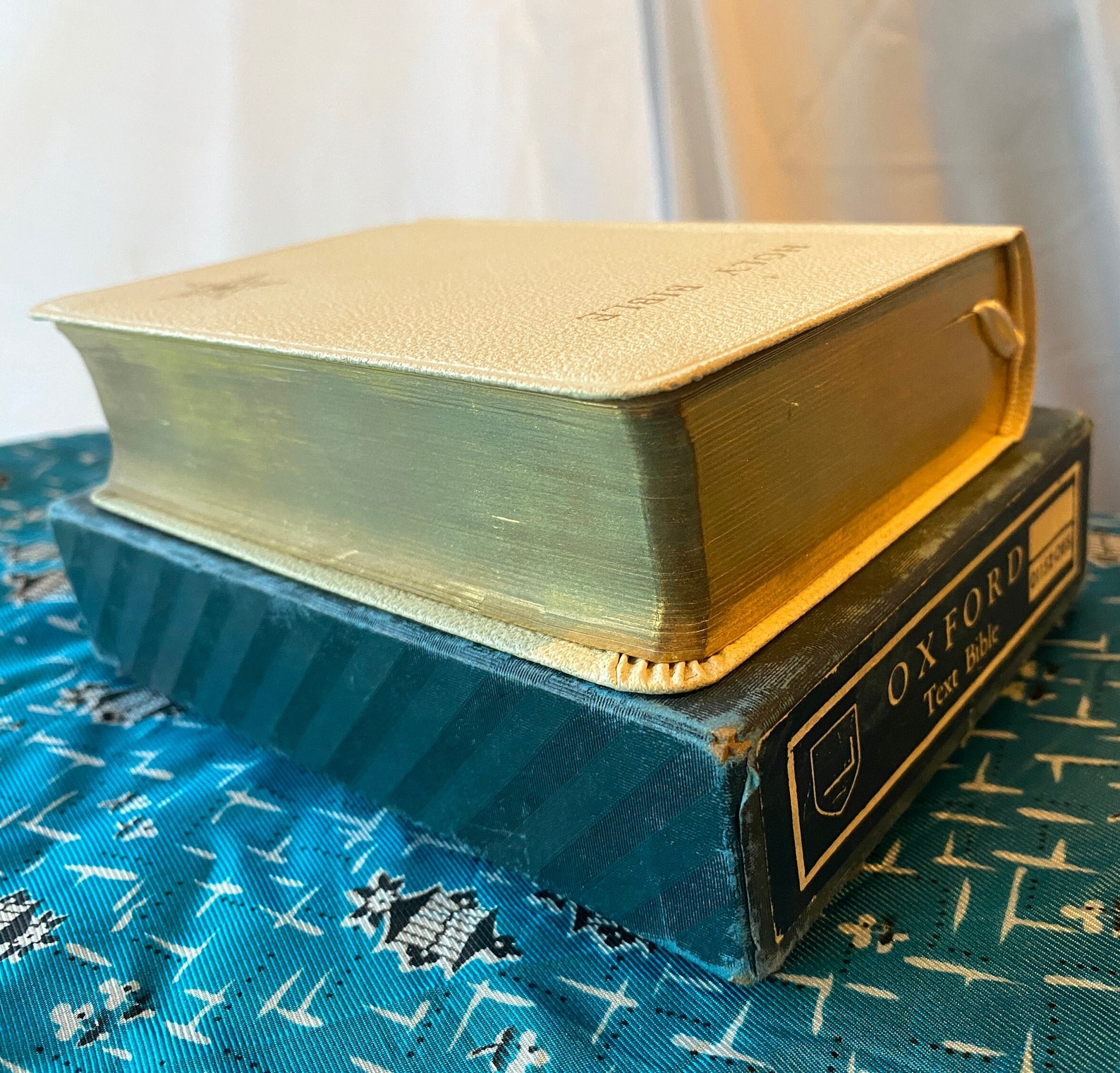 Golden Gilded EASTERN STAR Free Mason Vintage Bible - Etsy