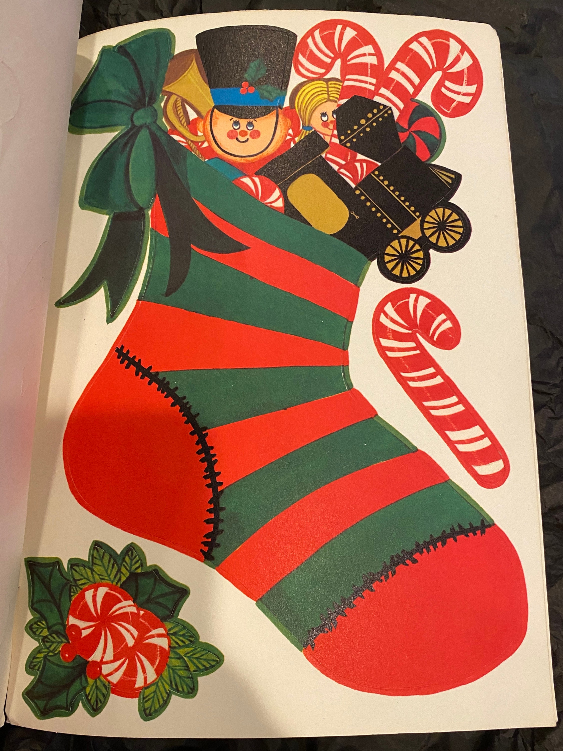RARE * Vintage CHRISTMAS Perforated Paper Decorations - Etsy