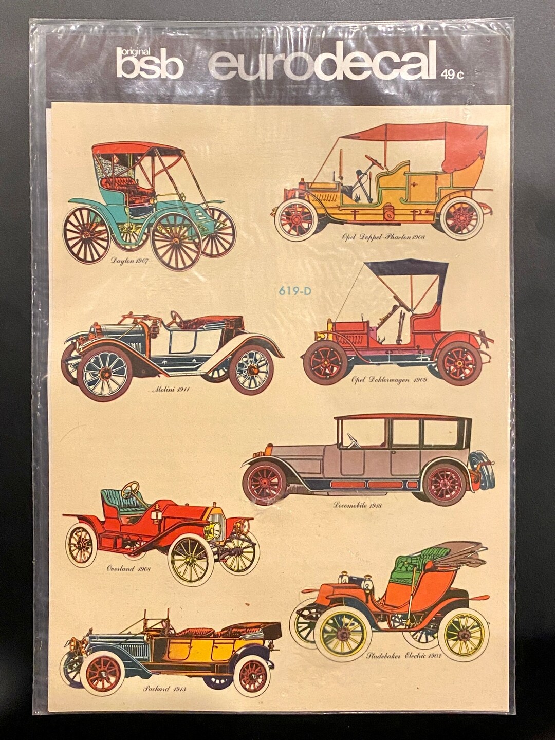 Meyercord Vintage 1900s Car Decals BSB Eurodecal - Etsy