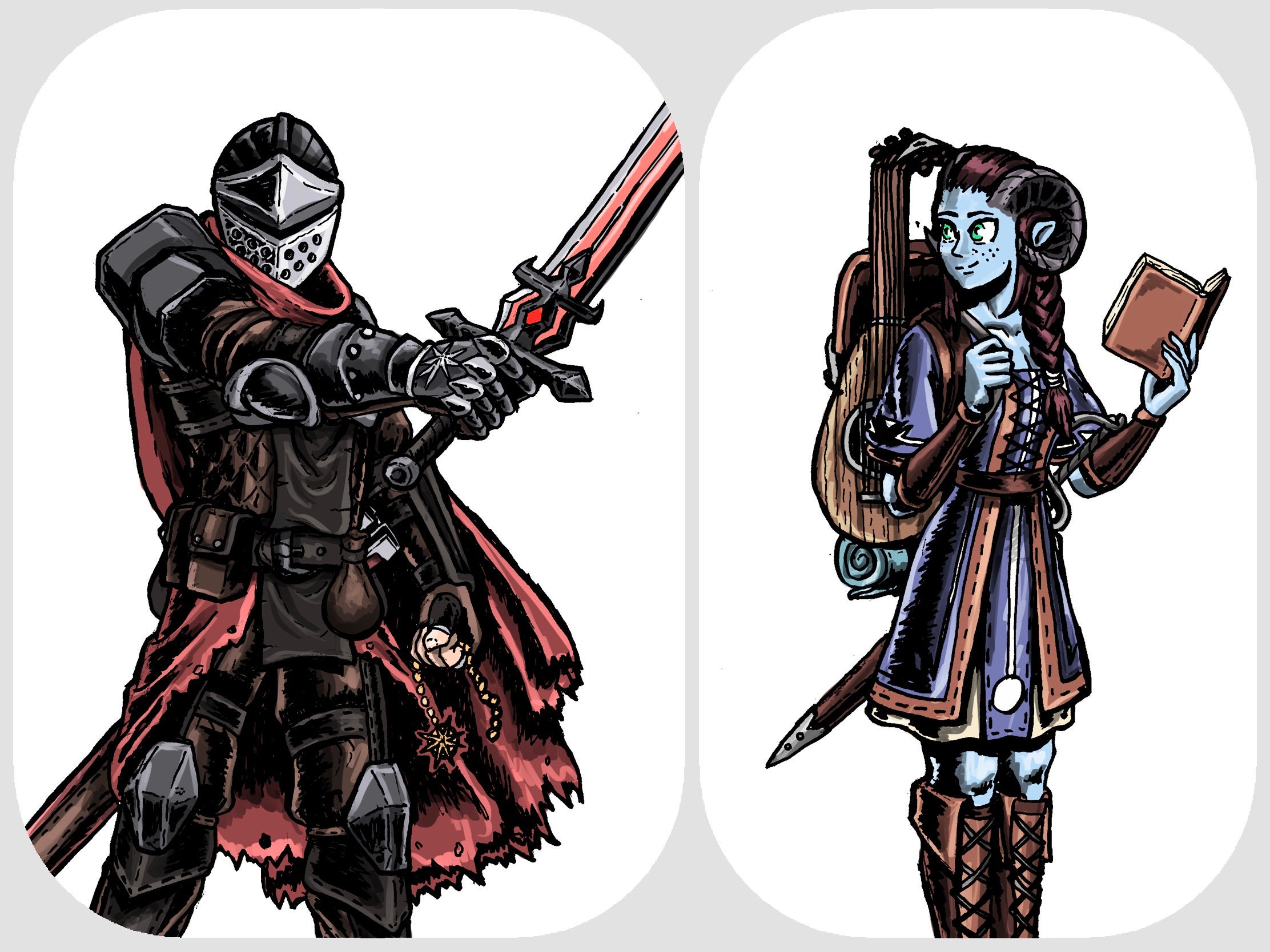 Custom Character Art // Dnd // Pathfinder // Roll20 // Roleplay // Gift ...