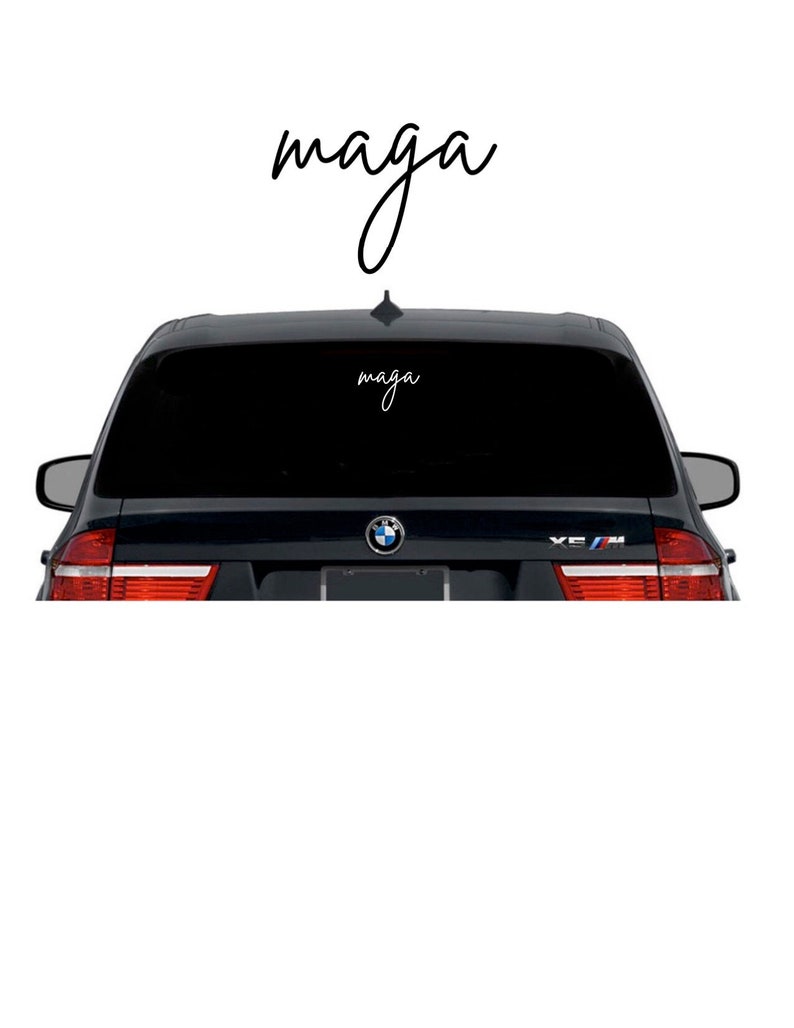 MAGA Custom Car Decal, Laptop Decal, Waterproof Car Decals, Trump Decal ...
