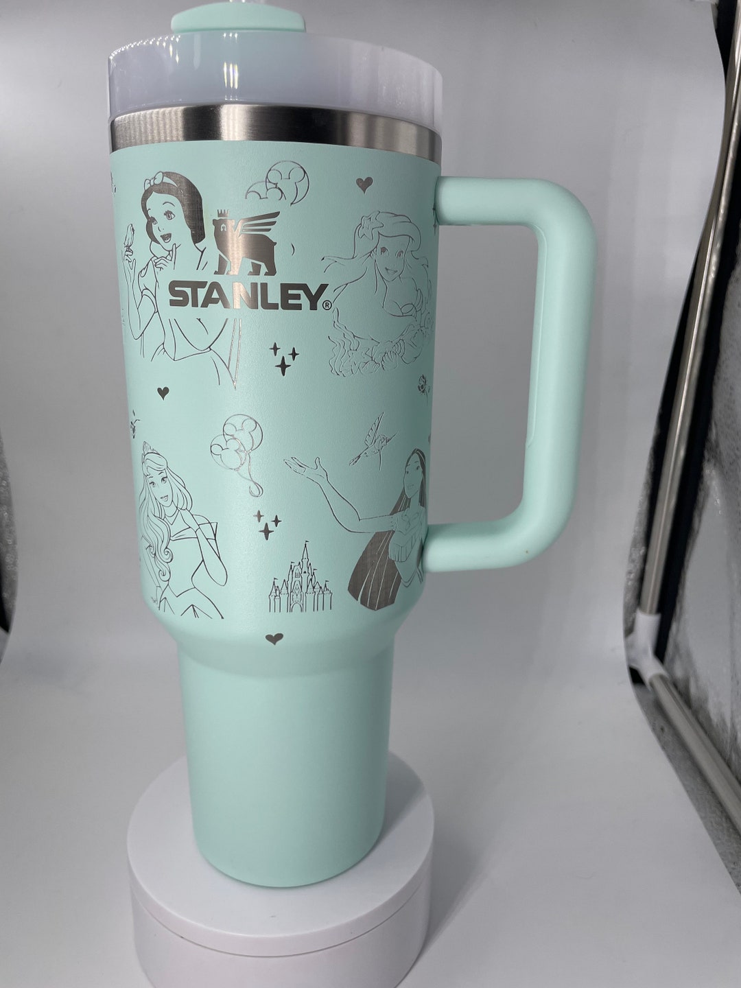 40 Oz Mint Princess Engraved Stanley - Etsy