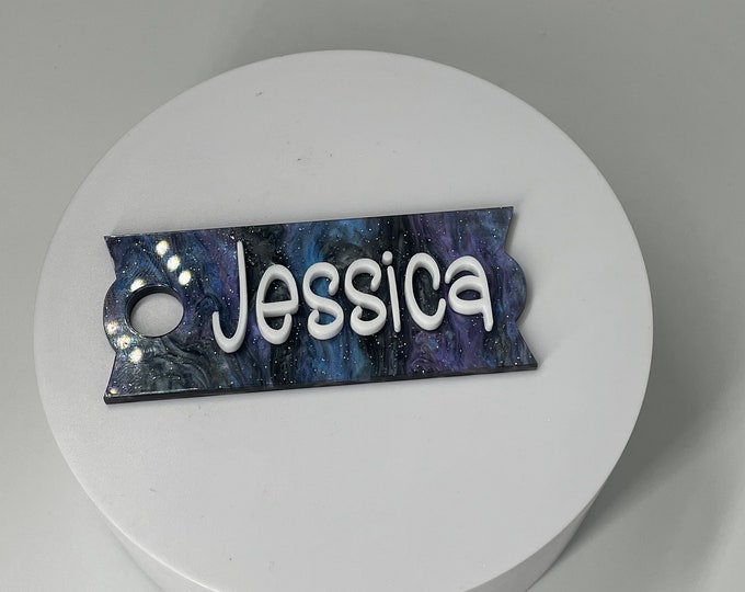 Chroma Themed Name Plate - Etsy