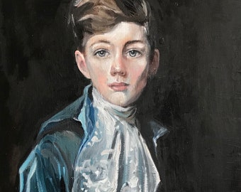 Male Portrait Painting Original - Etsy
