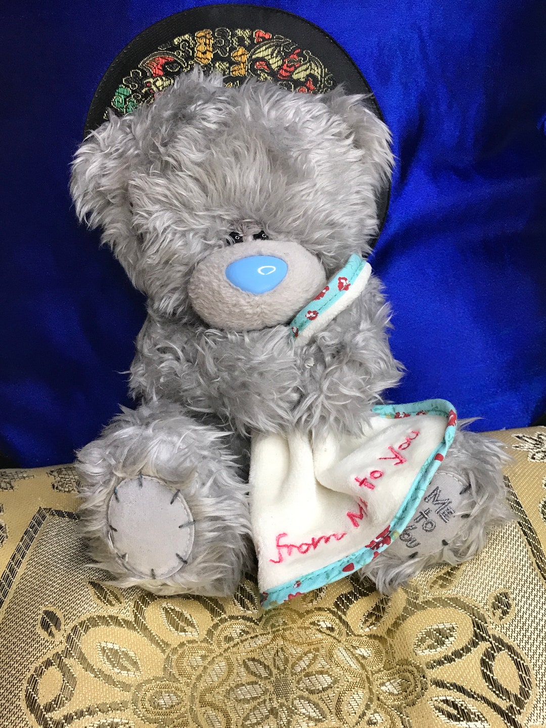 90s Vintage Me to You Teddy Bear Toy Teddy With Blanket - Etsy