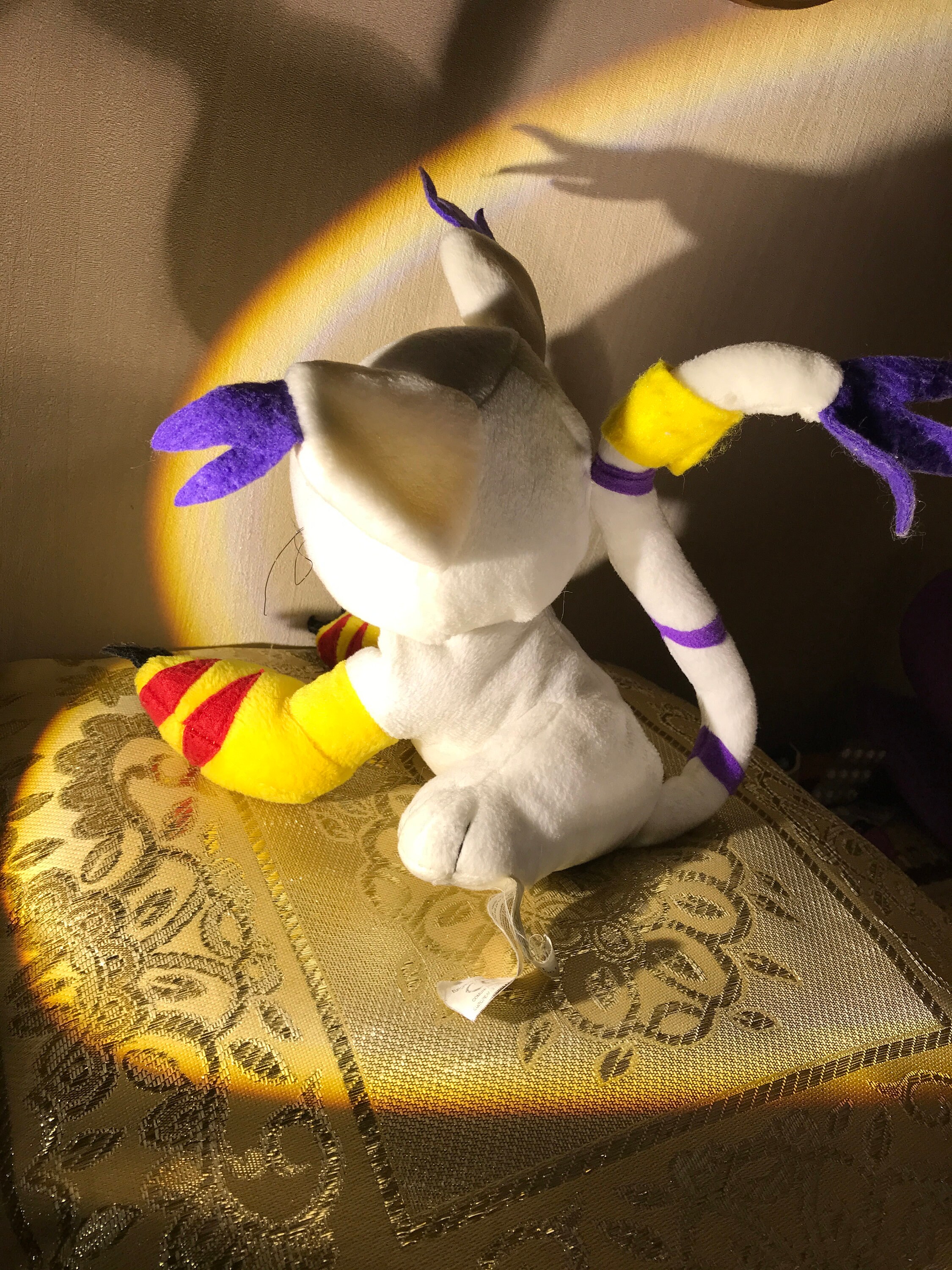 Japan 90s Vintage DIGIMON Plush Toy Tailmon New Evolution Plush Doll ...