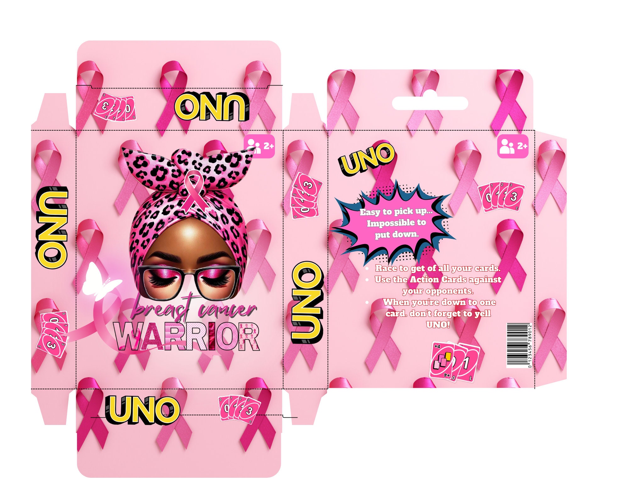Breast Cancer Uno - Etsy