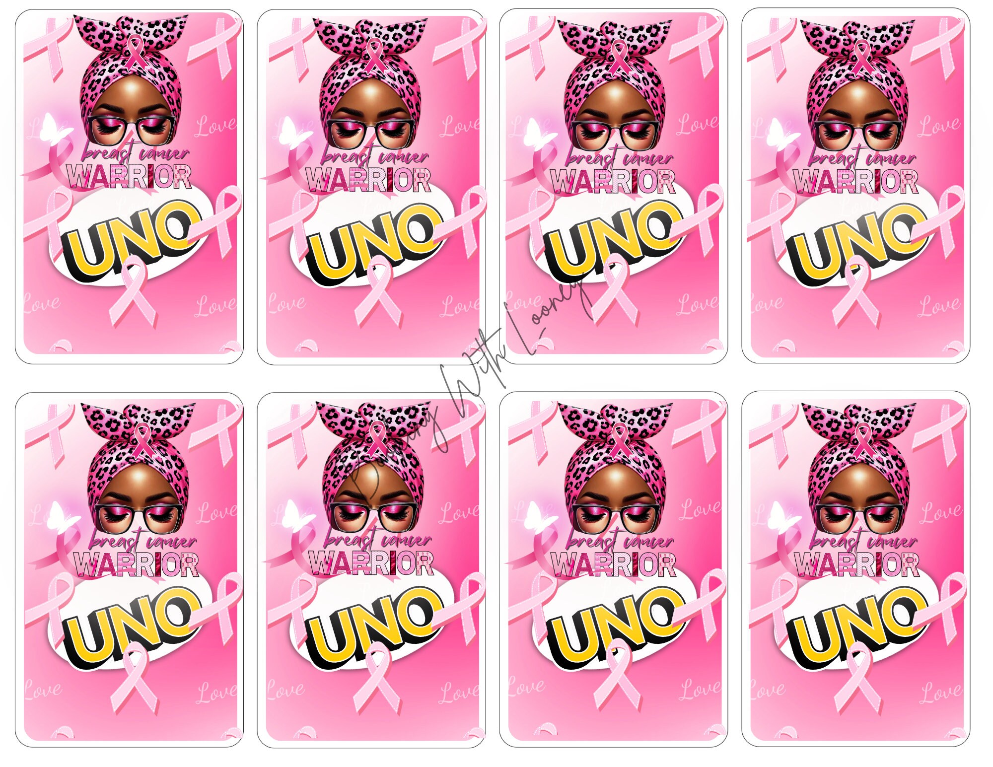 Breast Cancer Uno - Etsy