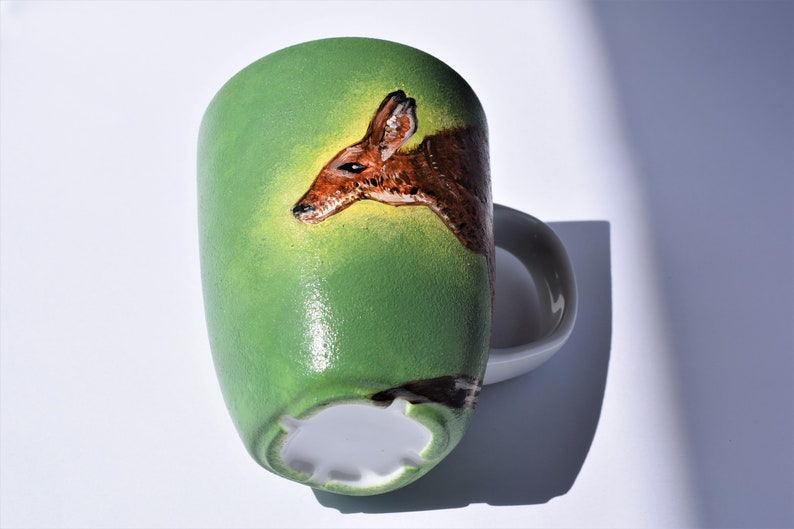 Kangaroo Cup Your Dedication Animal Gift Hand Painted - Etsy