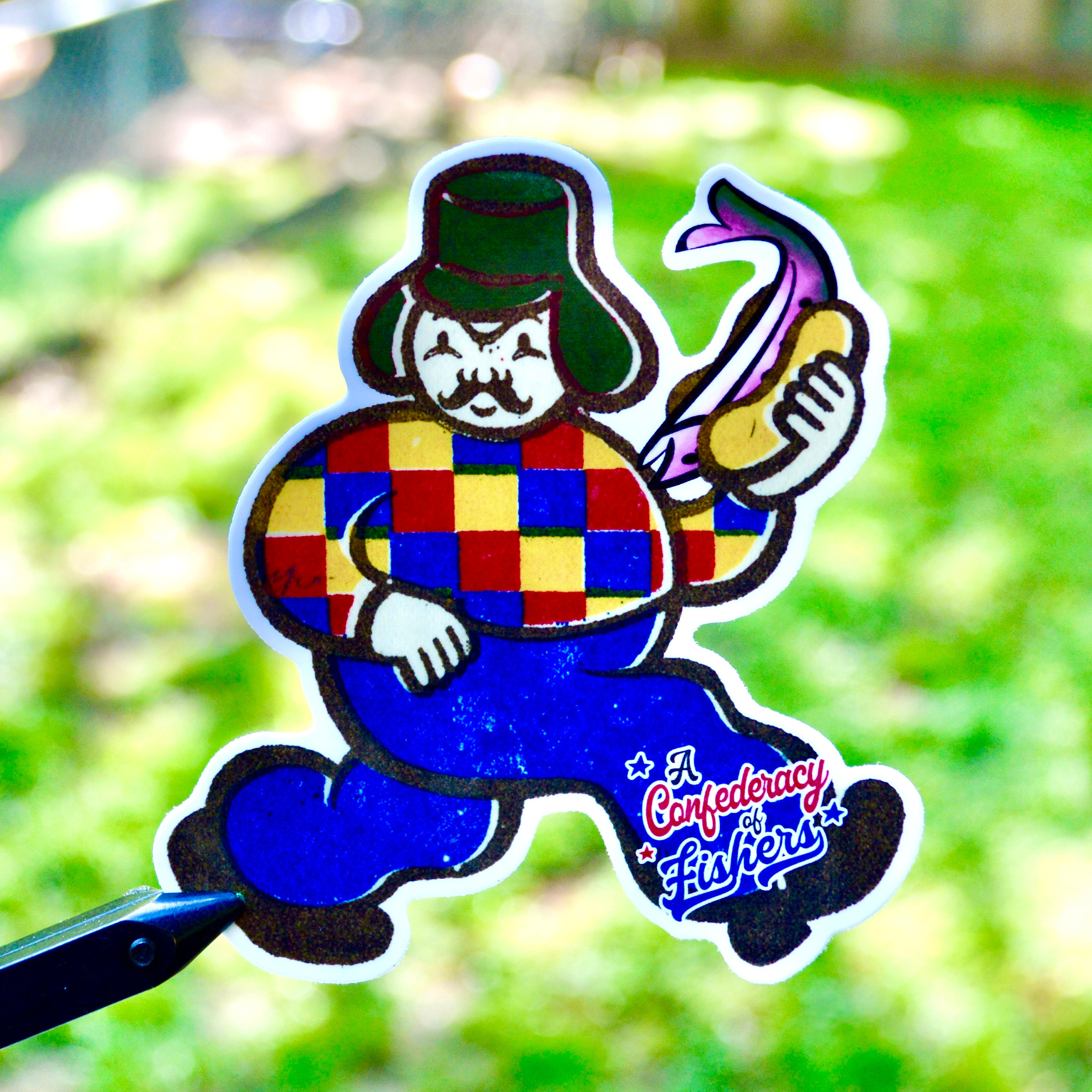 Confederacy of Fishers Ignatius 3 and 4 Die-cut Vinyl Stickers - Etsy