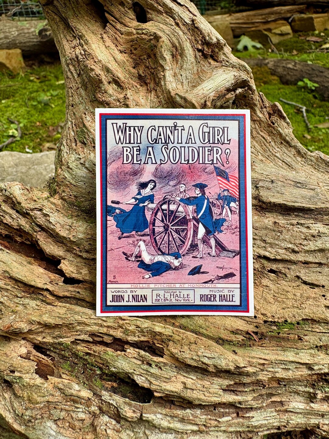 Molly Pitcher Vinyl Die Cut 3” Sticker, Revolutionary War, American ...