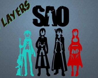 Sword Art Online Svg | Etsy
