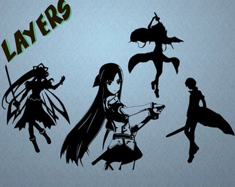 Sword Art Online Svg | Etsy