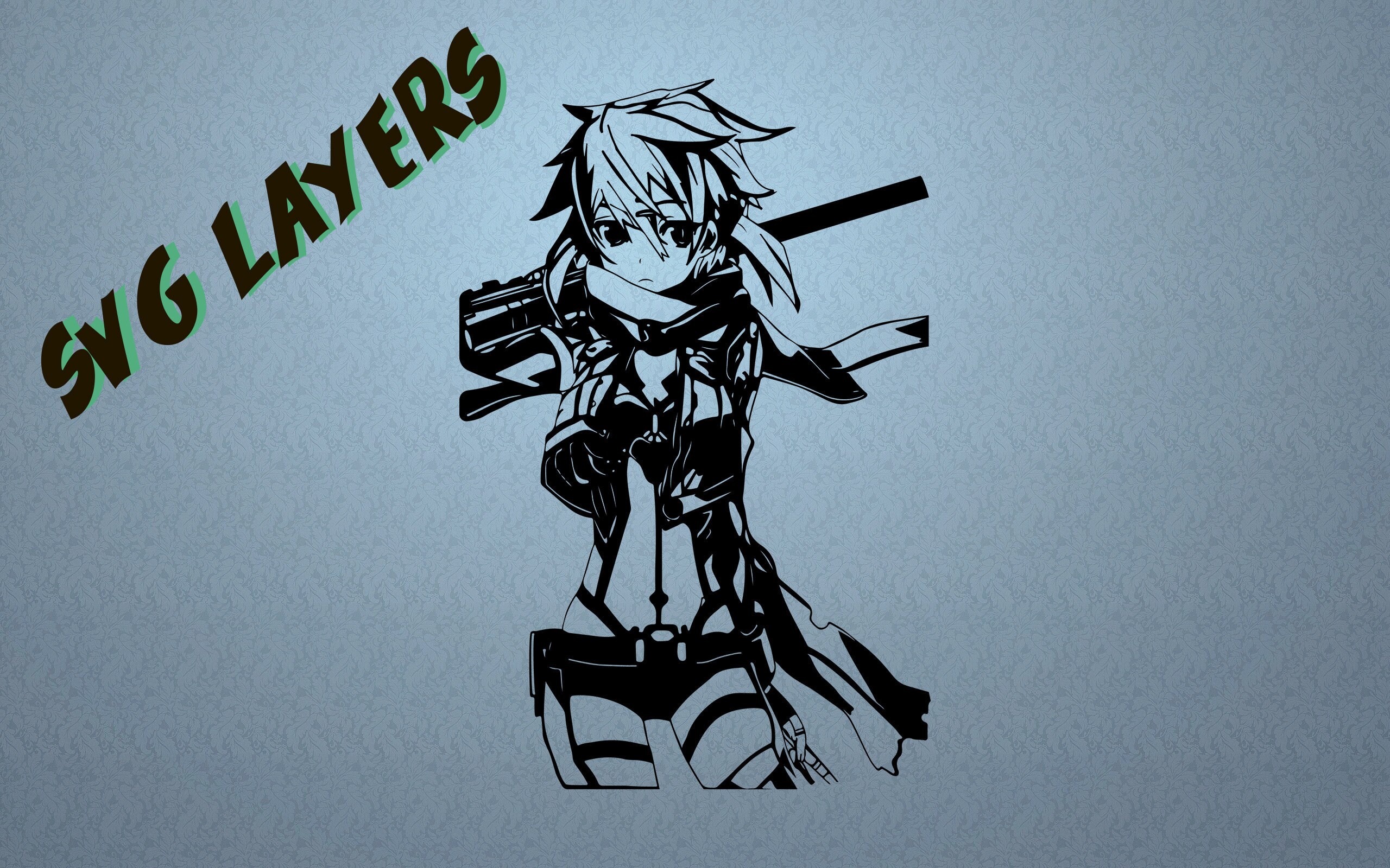 Anime Anime Svg Anime Vector Anime Silhouette Silhouette - Etsy Hong Kong