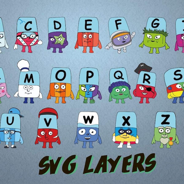 Alphablocks Numberblocks - Etsy