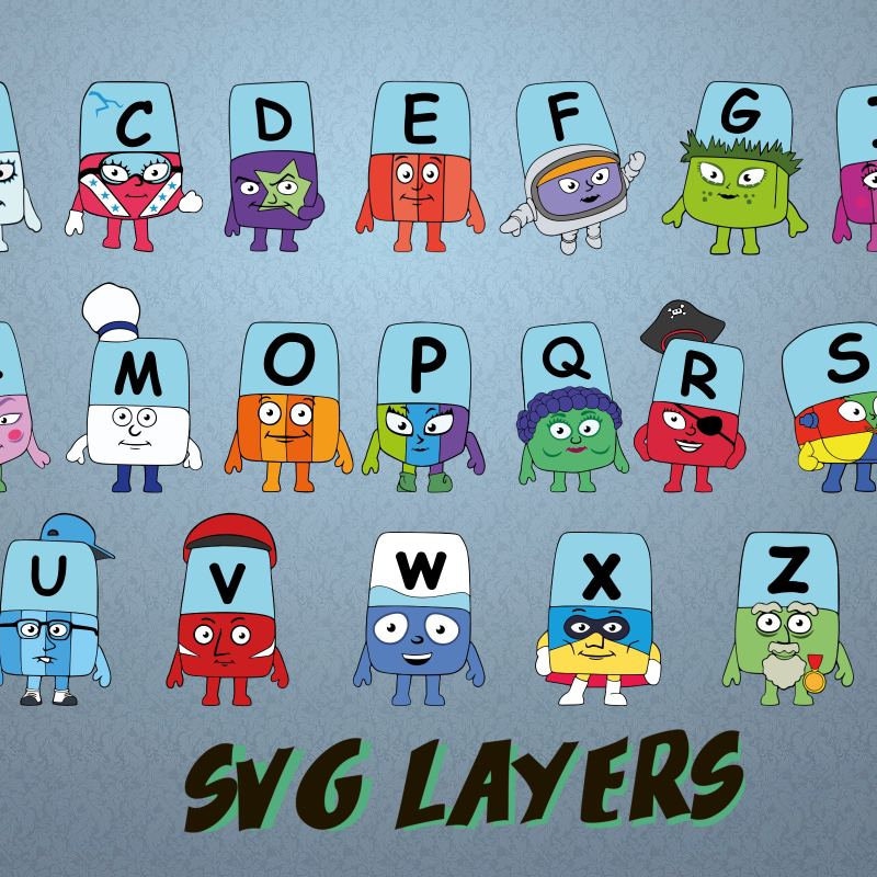 Alphablocks Plush - Etsy