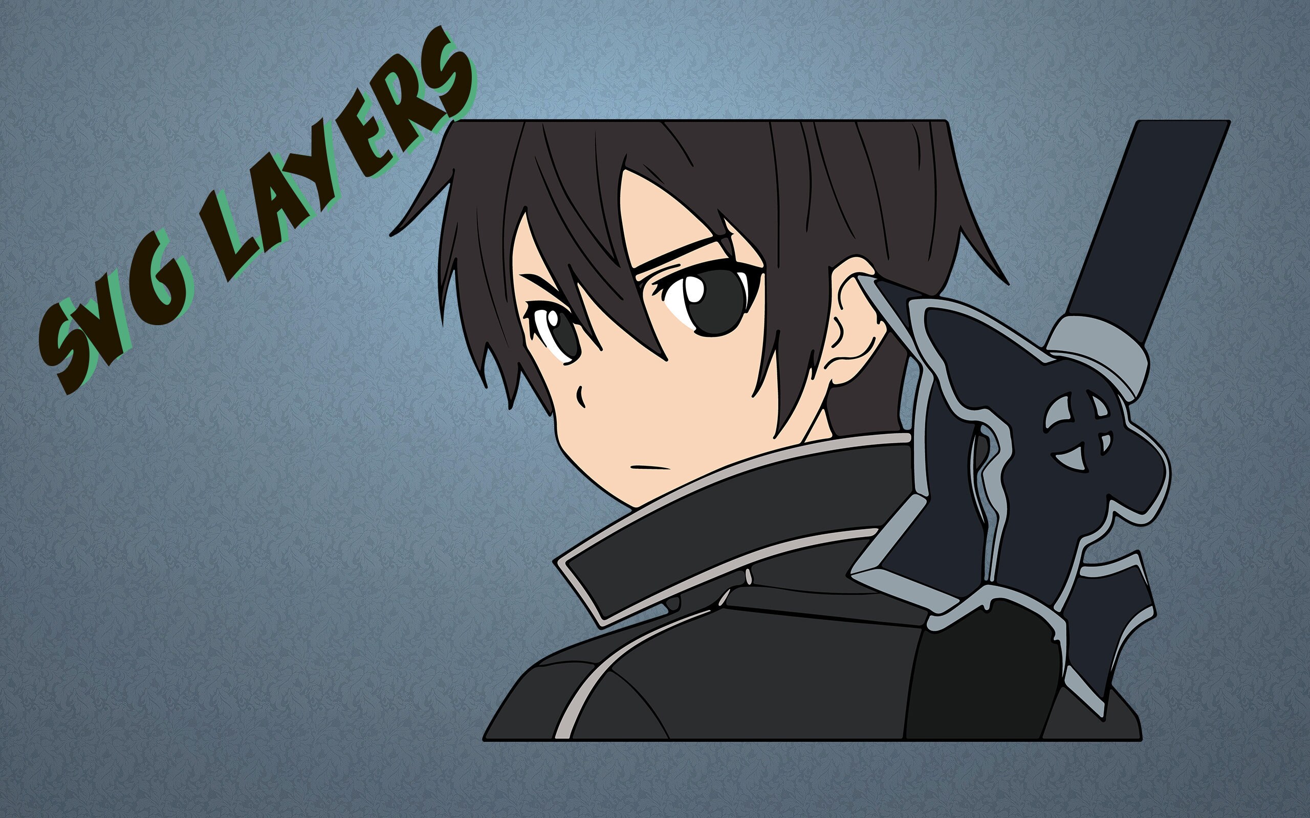 Sword Art Online Sword Art Online svg Kirito svg Kirito | Etsy