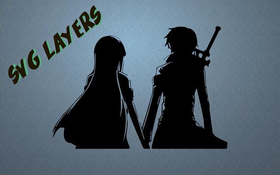 Anime Anime Svg Anime Vector Anime Silhouette Silhouette - Etsy