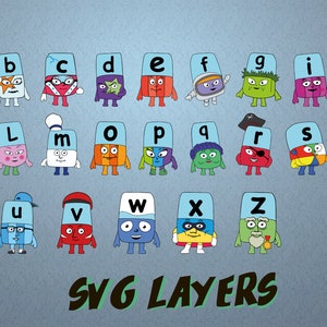 Bundle Alphablocks, Bundle Alphablocks Svg, Alpha Block, Alpha Block ...