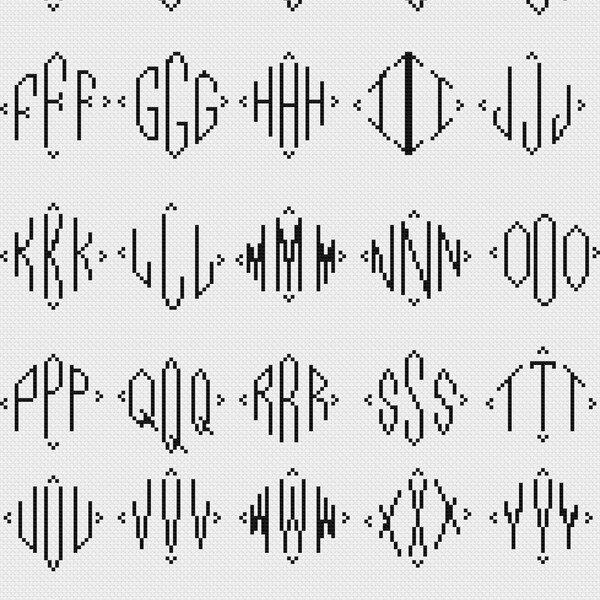 Cross With Monogram - Etsy