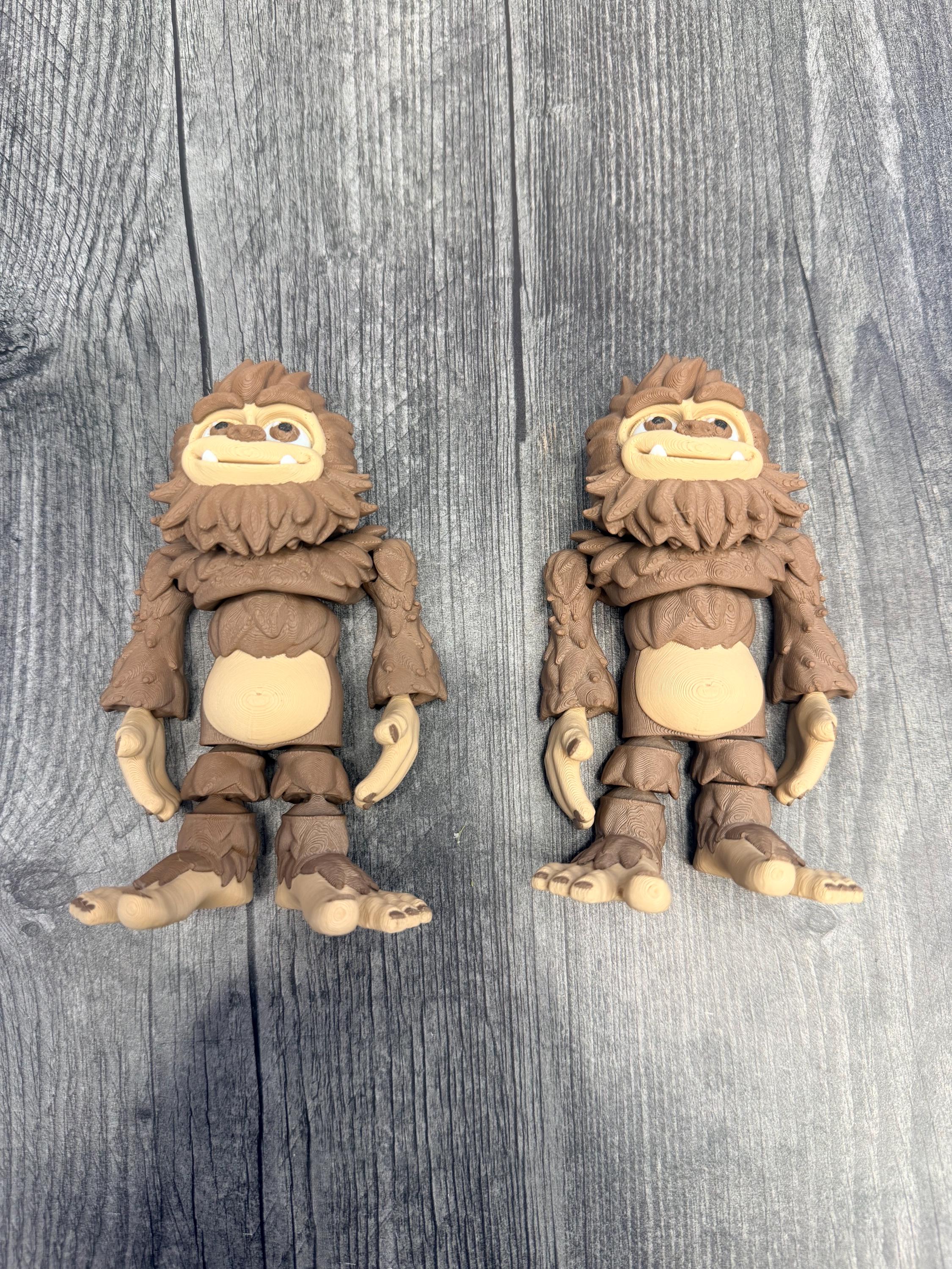Flexi Sasquatch | 3D Printed Bigfoot Figurine | 4 Inches Tall ...