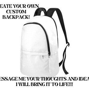 Personalized Backpack Create Your Own Backpack Custom Backpack Back to ...