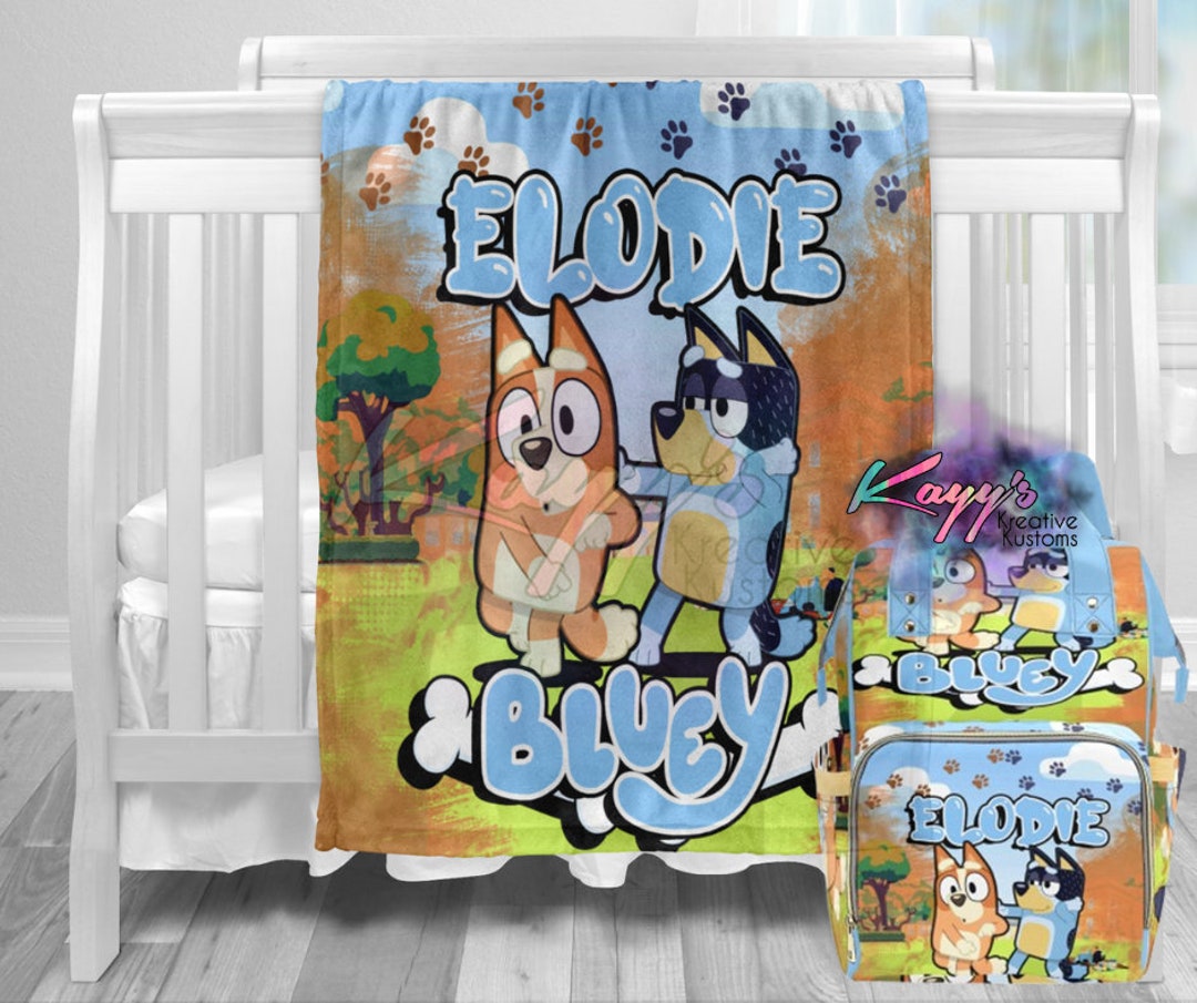 Personalized Diaper Bag Bluey Inspired Diaper Bag Custom Diaper Bag ...