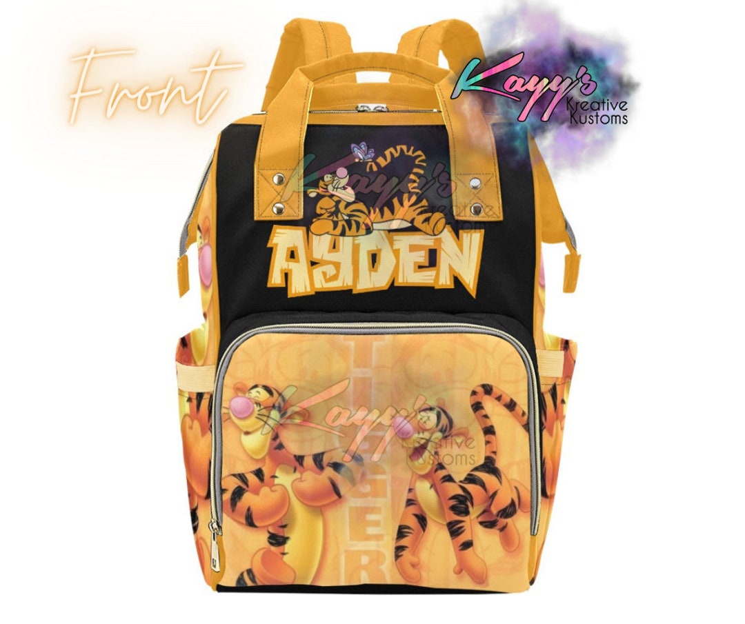 Personalized Diaper Bag Tigger Style Diaper Bag Custom Diaper Bag Baby ...