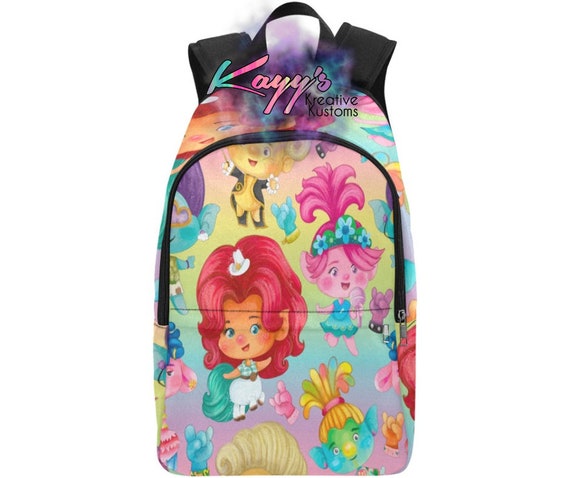 Personalized Backpack Trolls Style Backpack Custom - Etsy