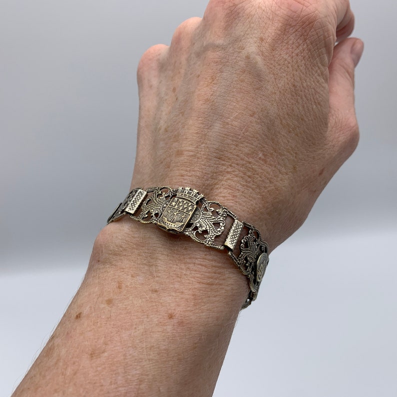 Vintage Paris Souvenir 5 Link Bracelet - Etsy