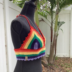 Pride Rainbow Top/crochet Top/lgbtq Top - Etsy