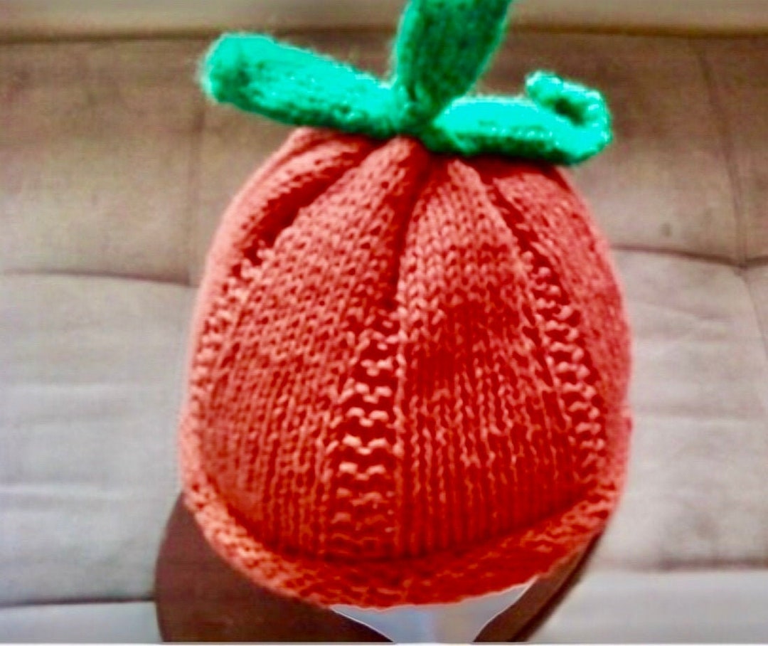 Pumpkin Hat/knit Pumpkin Hat/fall Hat/baby Pumpkin Hat/halloween ...