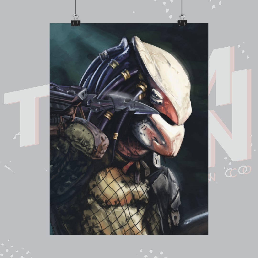 The Predator Alien Scifi Movie 80s Pop Culture Matte Print, Wall Art ...