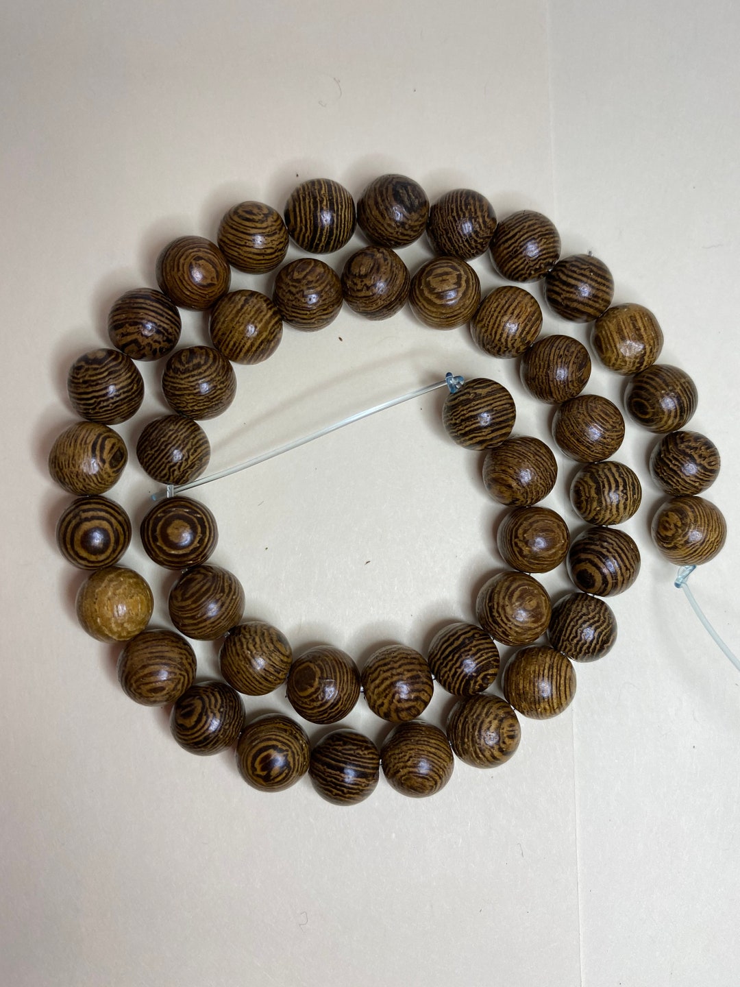 Interesting Natural African Tiger Grain Wood Beads for Jewelry/craft ...