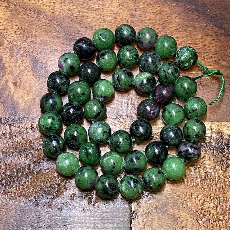 Ruby Zoisite Beads - Etsy